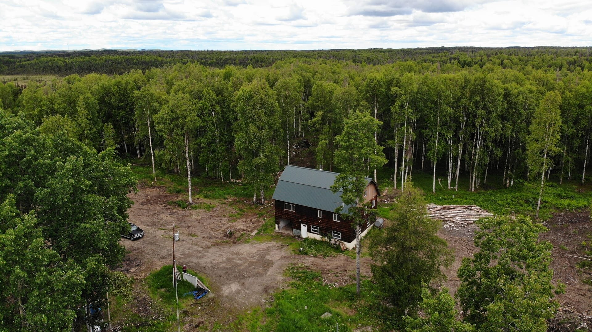Remote Home Willow Alaska, 80 Acres Designated Agriculture